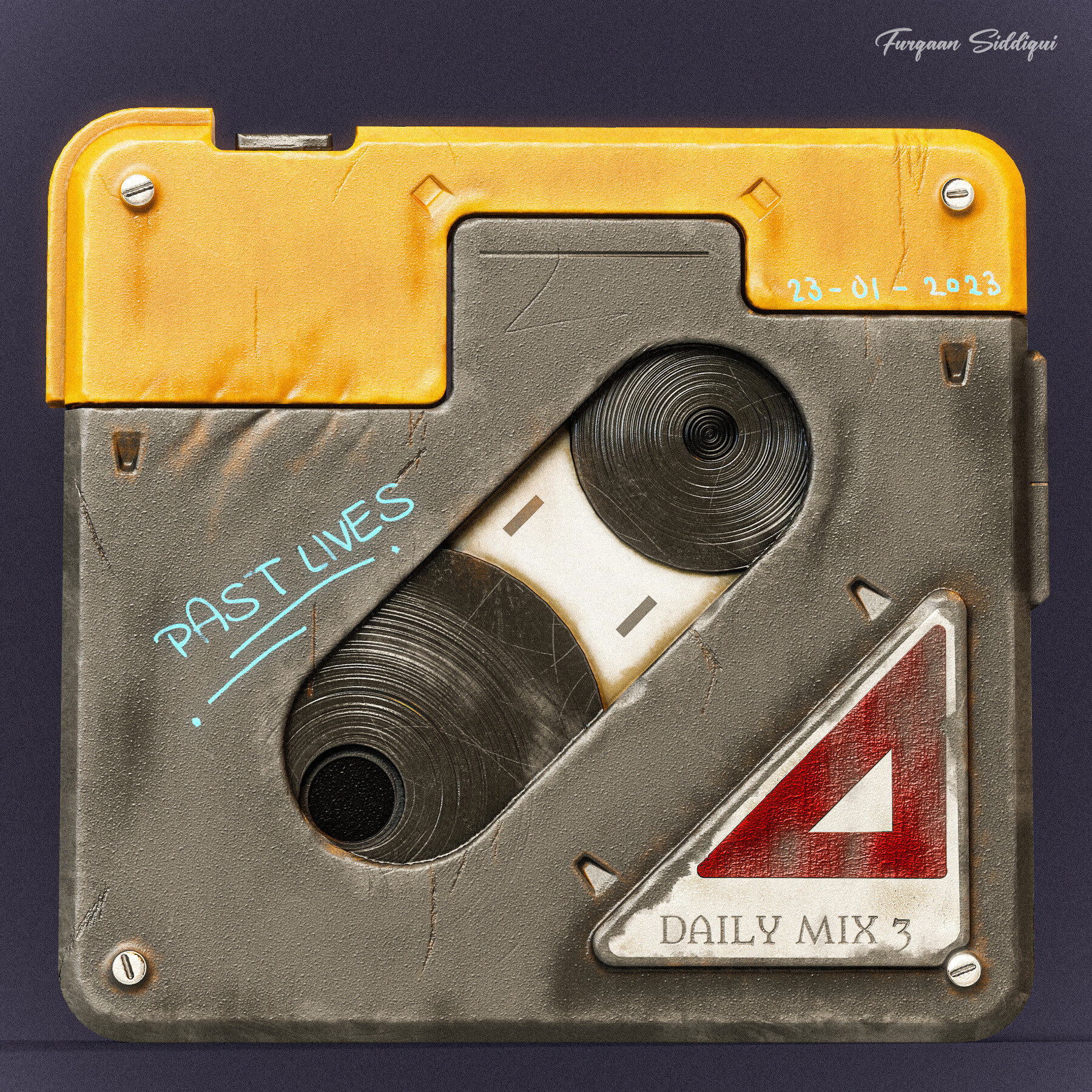 ArtStation - Sci-fi Retro Tape PBR | Game Assets