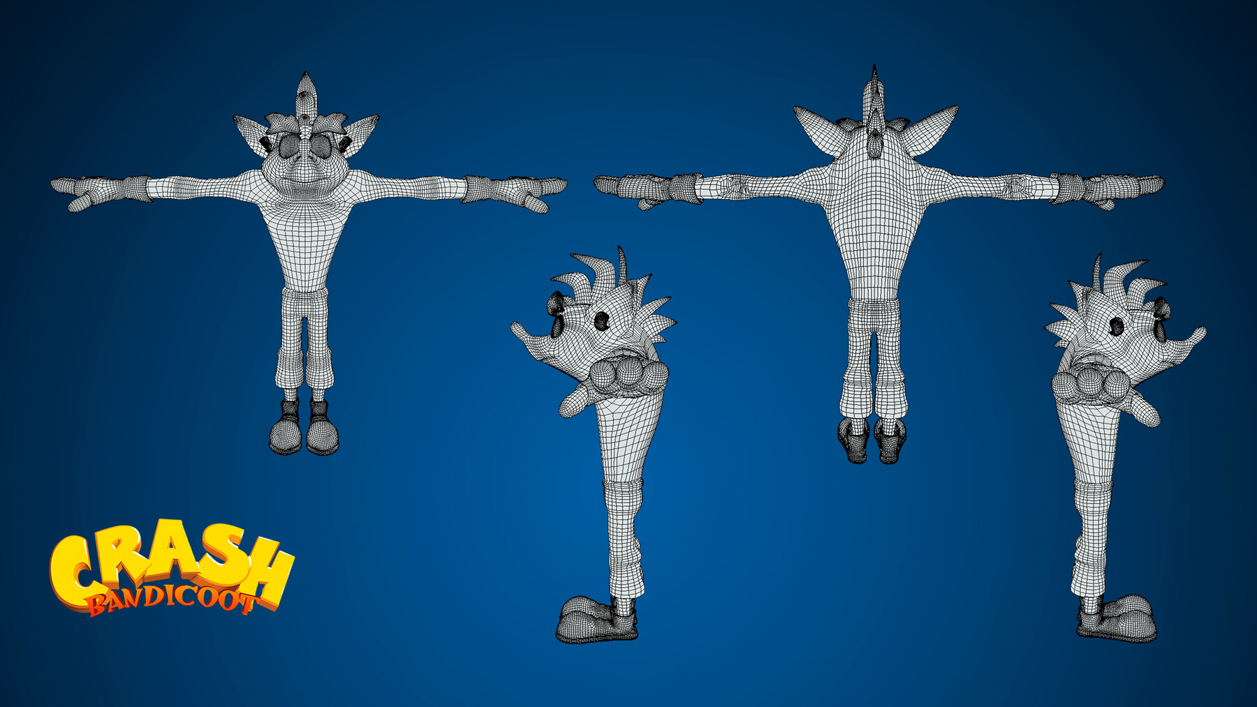 ArtStation - Crash Bandicoot Model | Resources