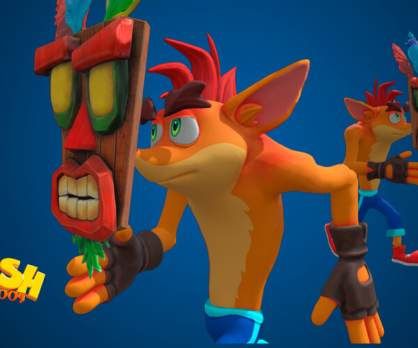 ArtStation - Crash Bandicoot Model | Resources