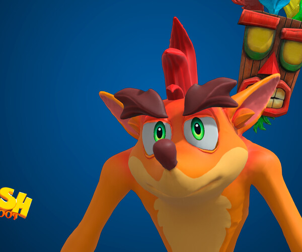 ArtStation - Crash Bandicoot Model | Resources