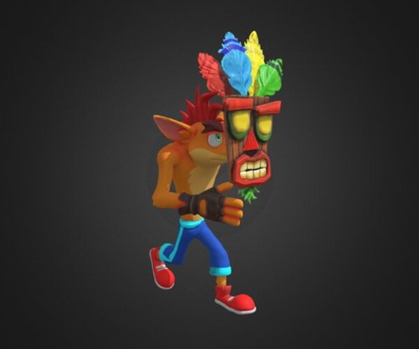 ArtStation - Crash Bandicoot Model | Resources