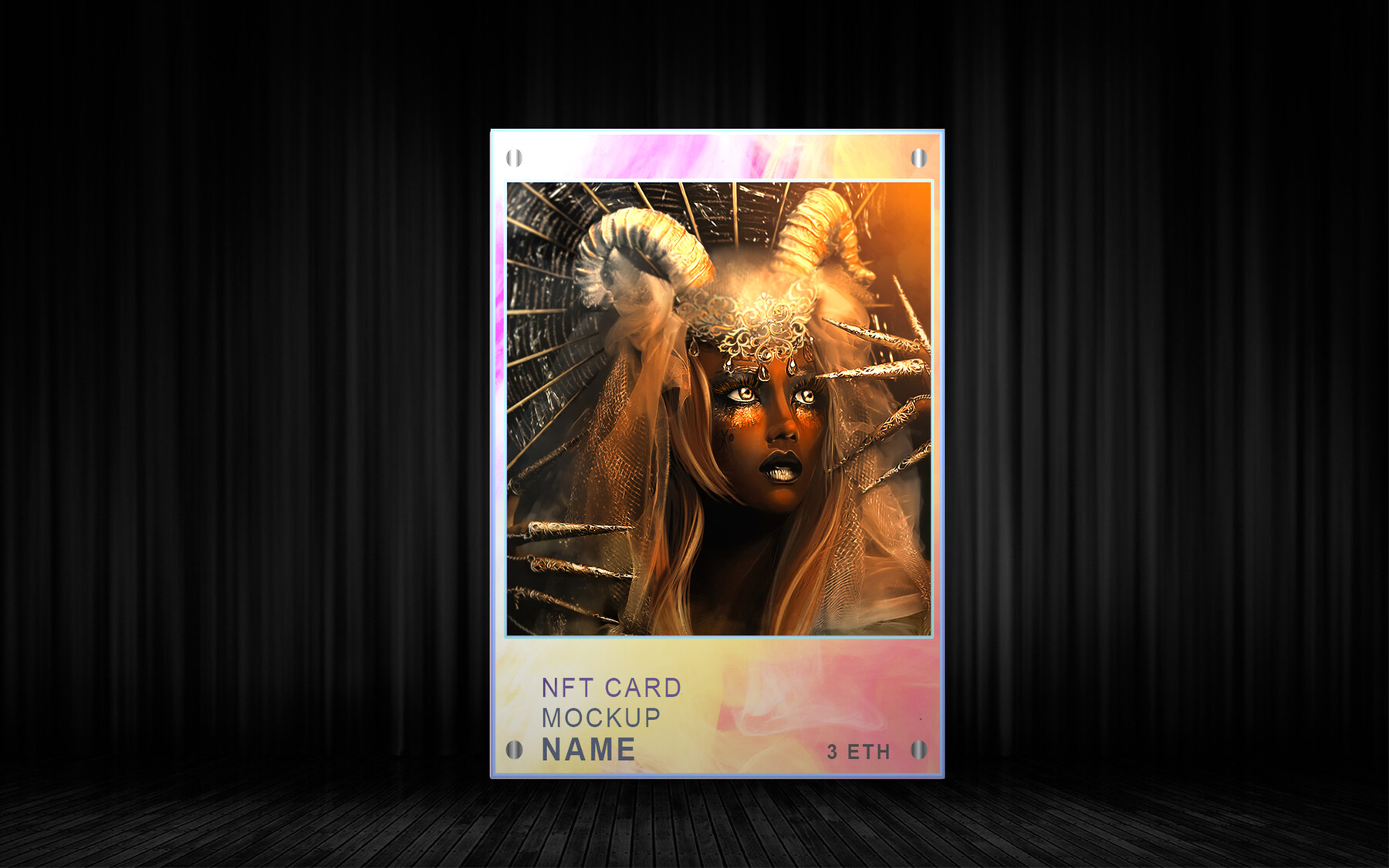 ArtStation - PHOTOSHOP NFT CARD MOKEUP | Artworks