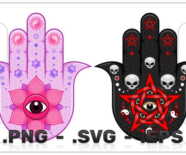 ArtStation - Hamsa Protection Symbol Vector Design | Artworks