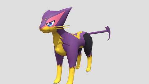 ArtStation - POKEMON CAT - 3D | Resources