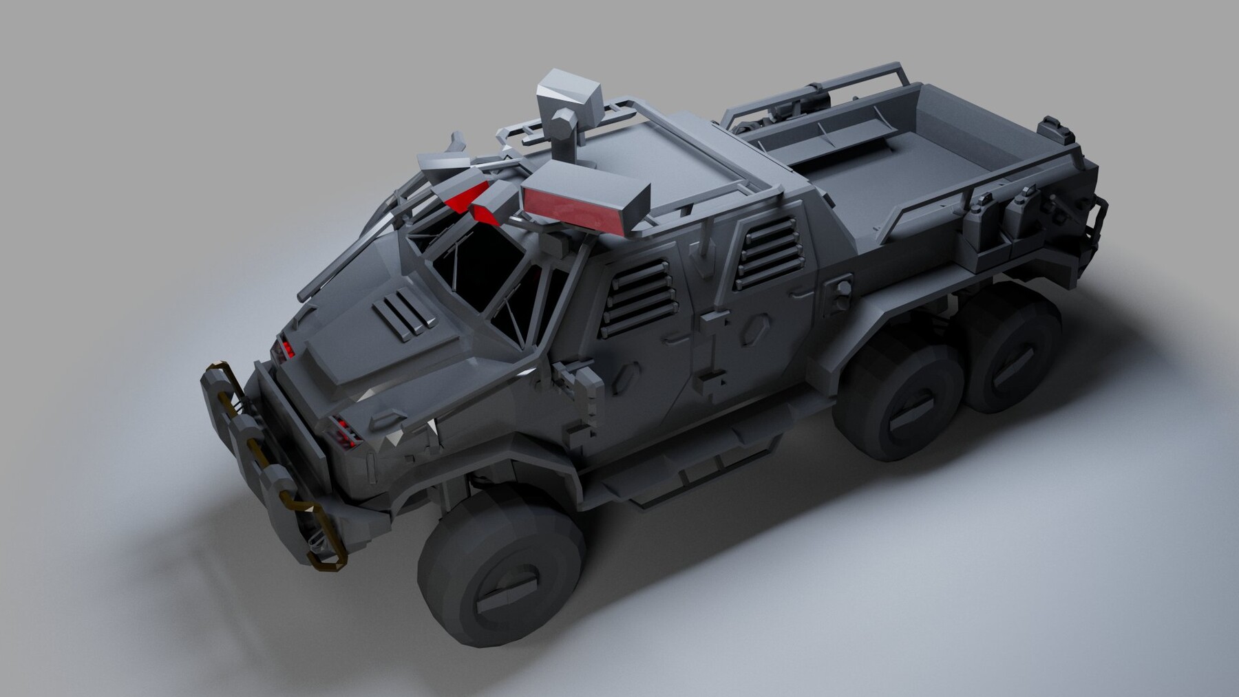 ArtStation - vehicle samson truck | Resources