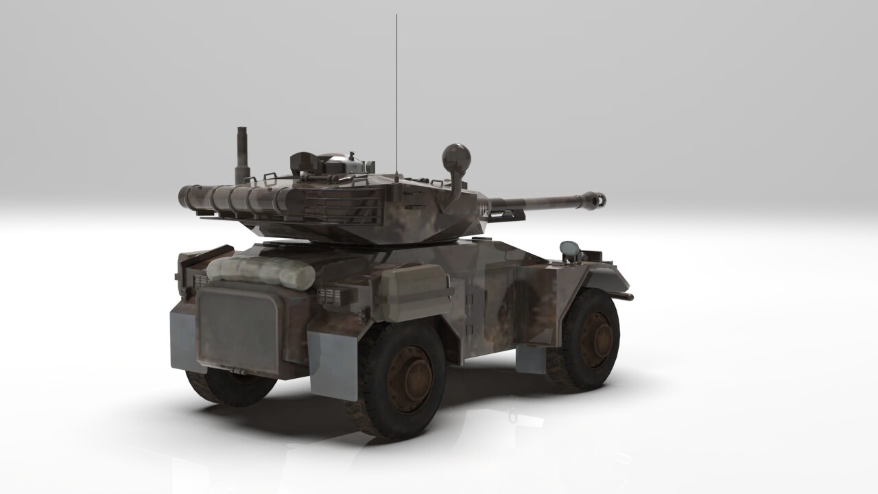 ArtStation - Panhard AML 90 | Game Assets