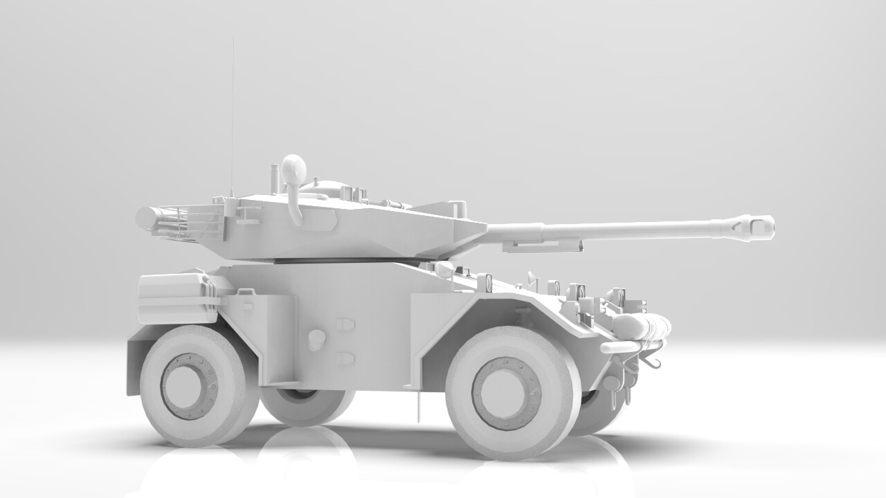 ArtStation - Panhard AML 90 | Game Assets
