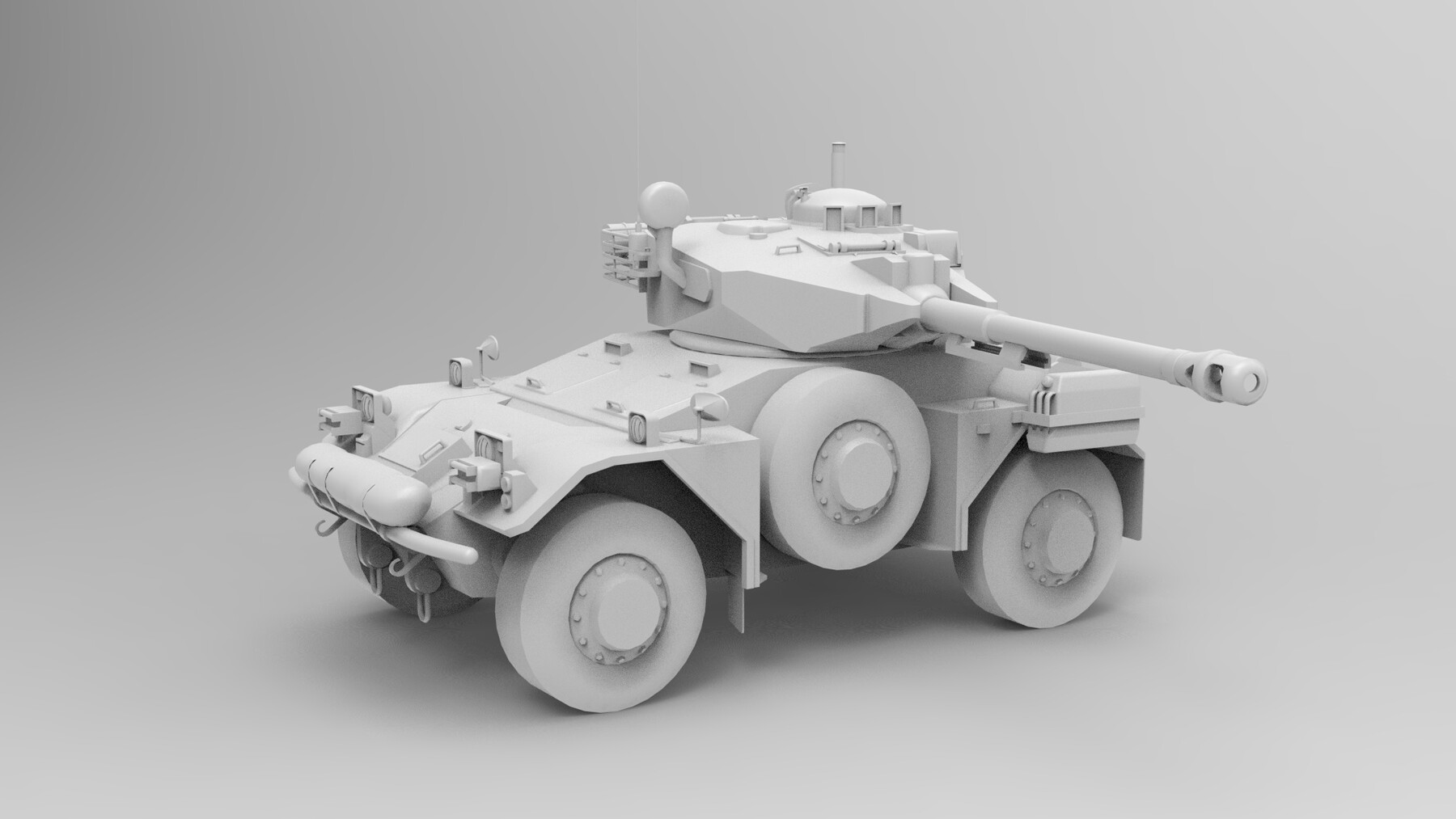 ArtStation - Panhard AML 90 | Game Assets
