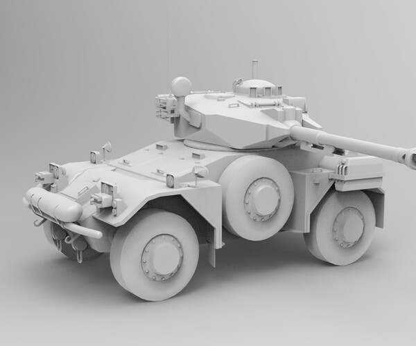 ArtStation - Panhard AML 90 | Game Assets