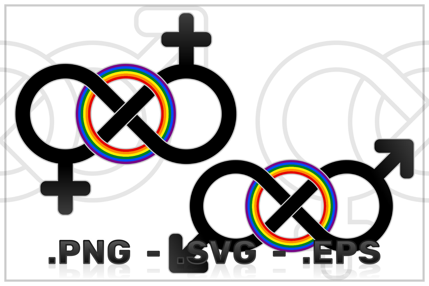 ArtStation - Male And Female Symbol Vector Design | Artworks