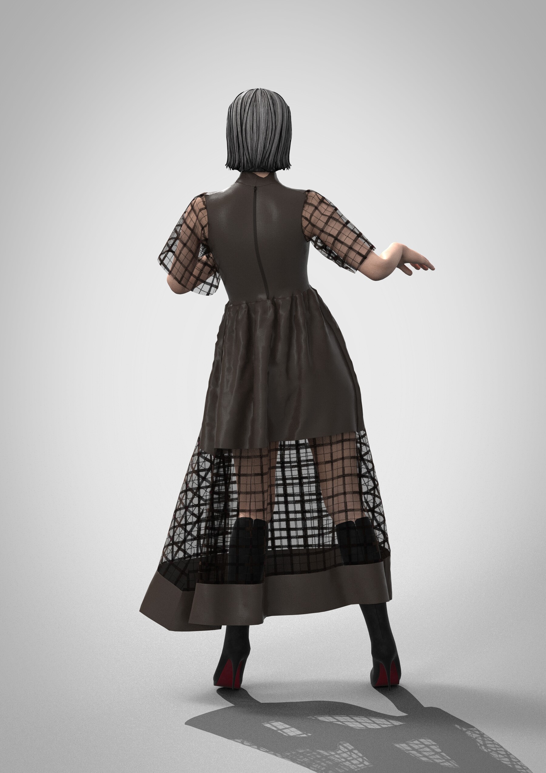 ArtStation - Dress Outfit CLO 3D Project + OBJ | Resources