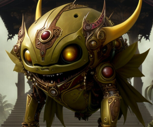 ArtStation - Animals Armored Digimon style 1710 png Midjourney art pack ...