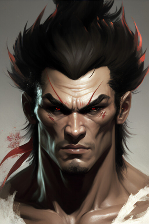 ArtStation - Combat Game Portrait style Tekken 290 png Midjourney art ...