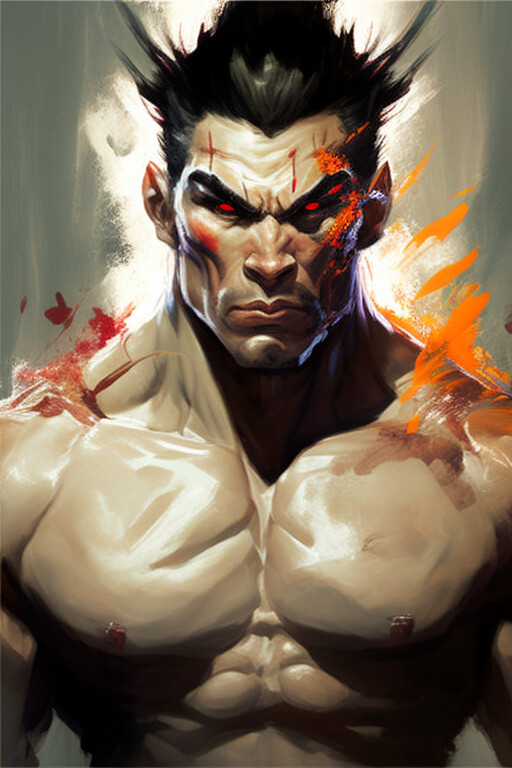 ArtStation - Combat Game Portrait style Tekken 290 png Midjourney art ...
