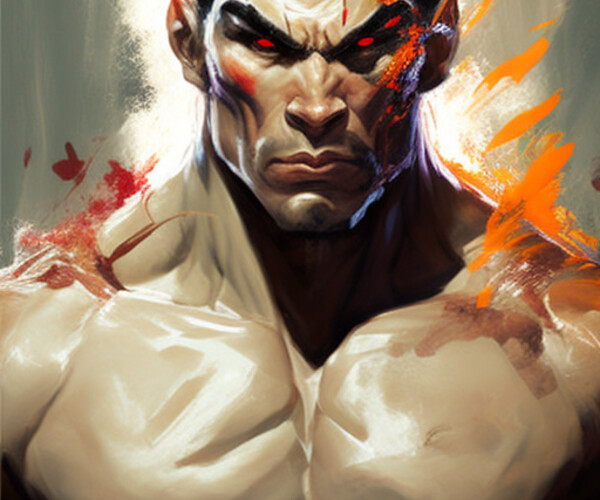 ArtStation - Combat Game Portrait style Tekken 290 png Midjourney art ...