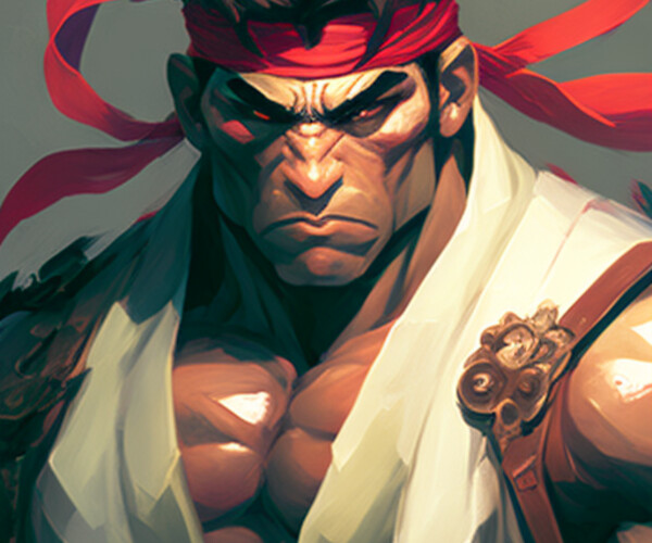 ArtStation - Combat Game Portrait style Street Fitgher 210 png ...