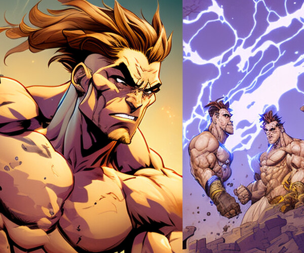 ArtStation - Comics boss 280 png Midjourney art pack | Artworks