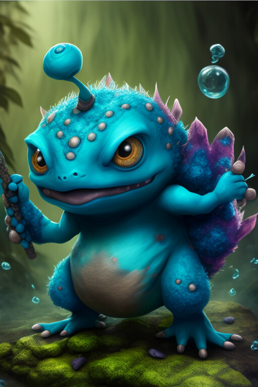 ArtStation - Cute beast pokemon 1960 png Midjourney art pack | Artworks