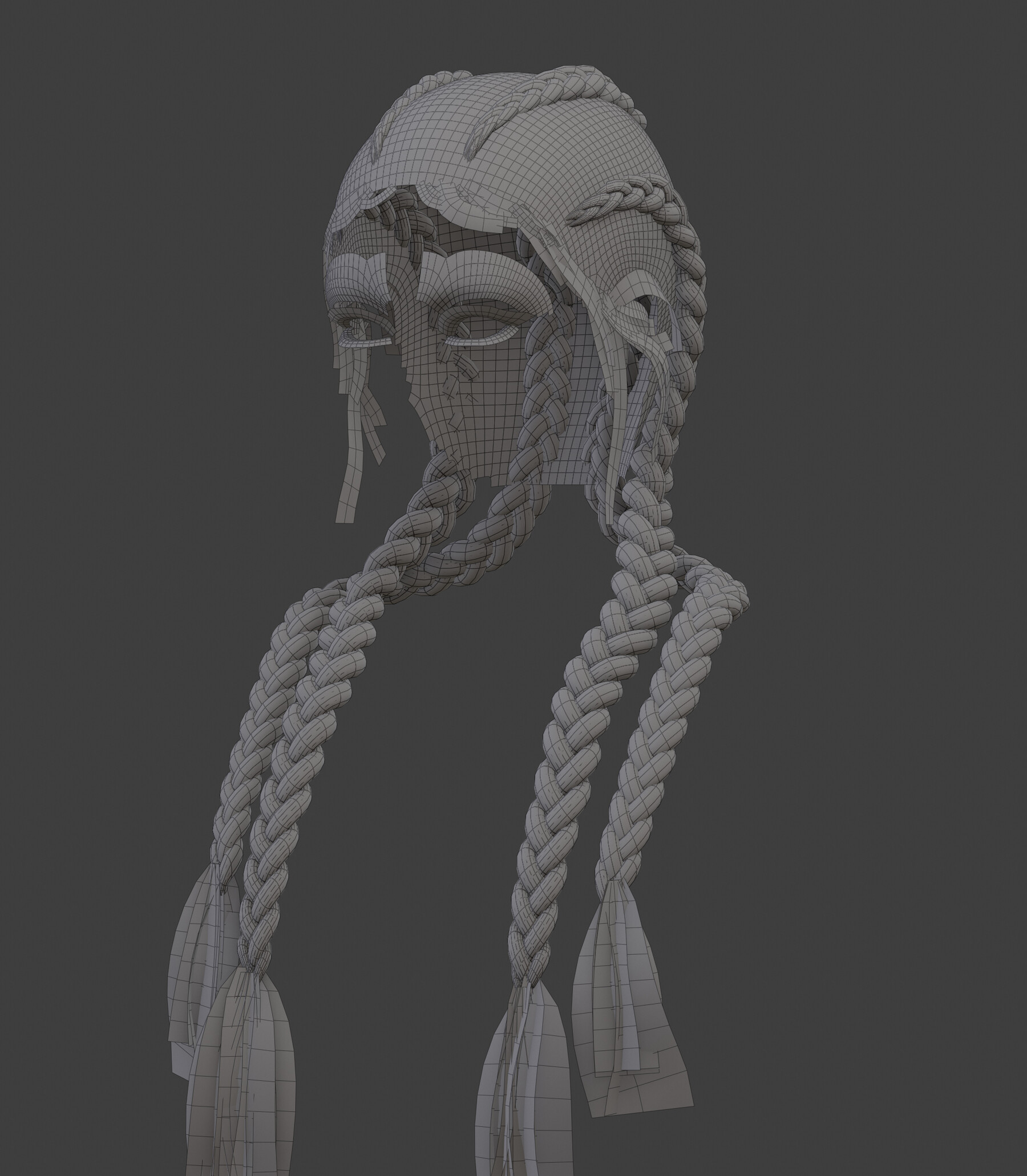 ArtStation - Game-ready Hair Braids | Game Assets