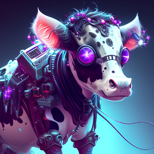ArtStation - Cyberpunk animals 420 png Midjourney art pack | Artworks