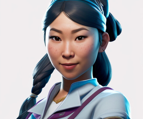 ArtStation - Fortnite portrait 200 png Midjourney fanart pack | Artworks