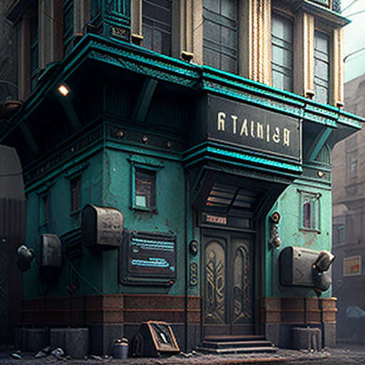 ArtStation - Front Shop Facade Texture 500 png Midjourney art pack ...