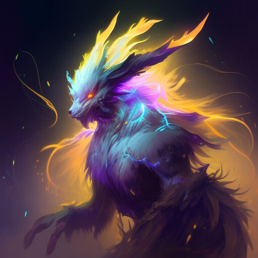 ArtStation - Glowing creature 220 png Midjourney art pack | Artworks