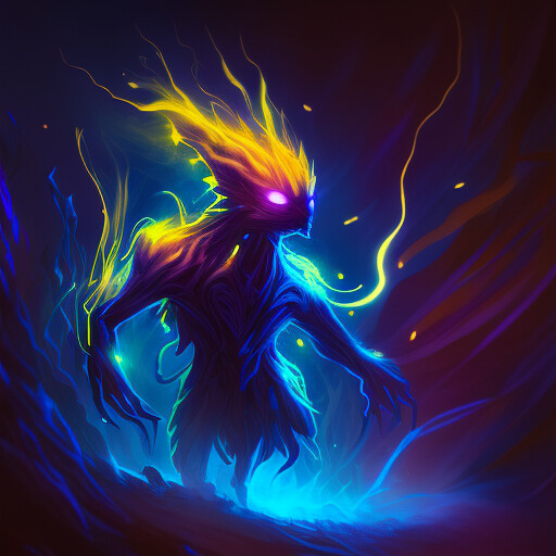 ArtStation - Glowing creature 220 png Midjourney art pack | Artworks
