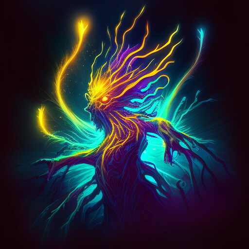 ArtStation - Glowing creature 220 png Midjourney art pack | Artworks