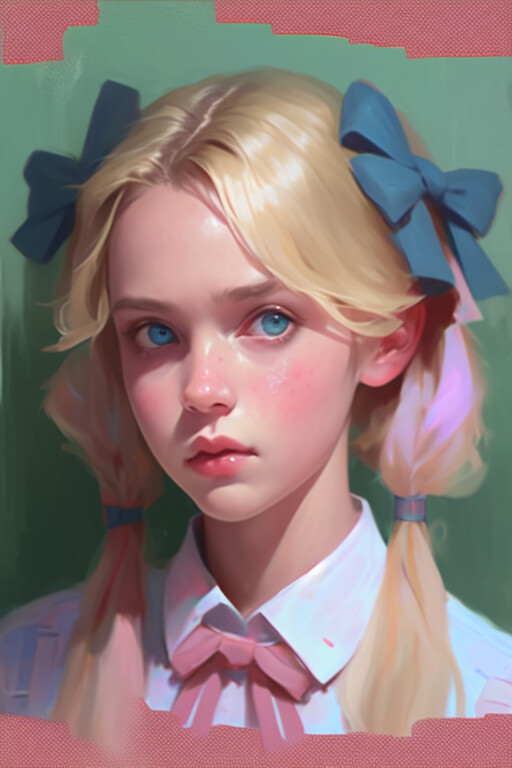 ArtStation - Anime portrait painting 1000 png Midjourney art pack ...