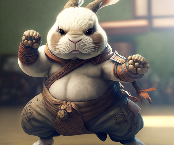 ArtStation - Kungfu Rabbit | Artworks