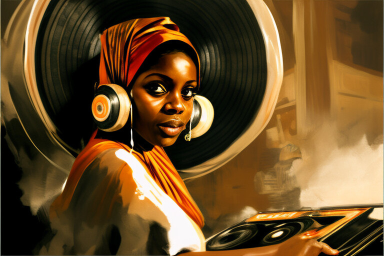 ArtStation - music hip hop illustration 1080 png Midjourney art pack ...