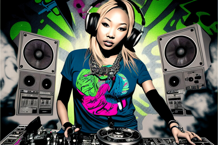 ArtStation - music hip hop illustration 1080 png Midjourney art pack ...