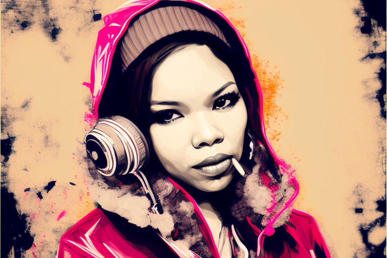 ArtStation - music hip hop illustration 1080 png Midjourney art pack ...