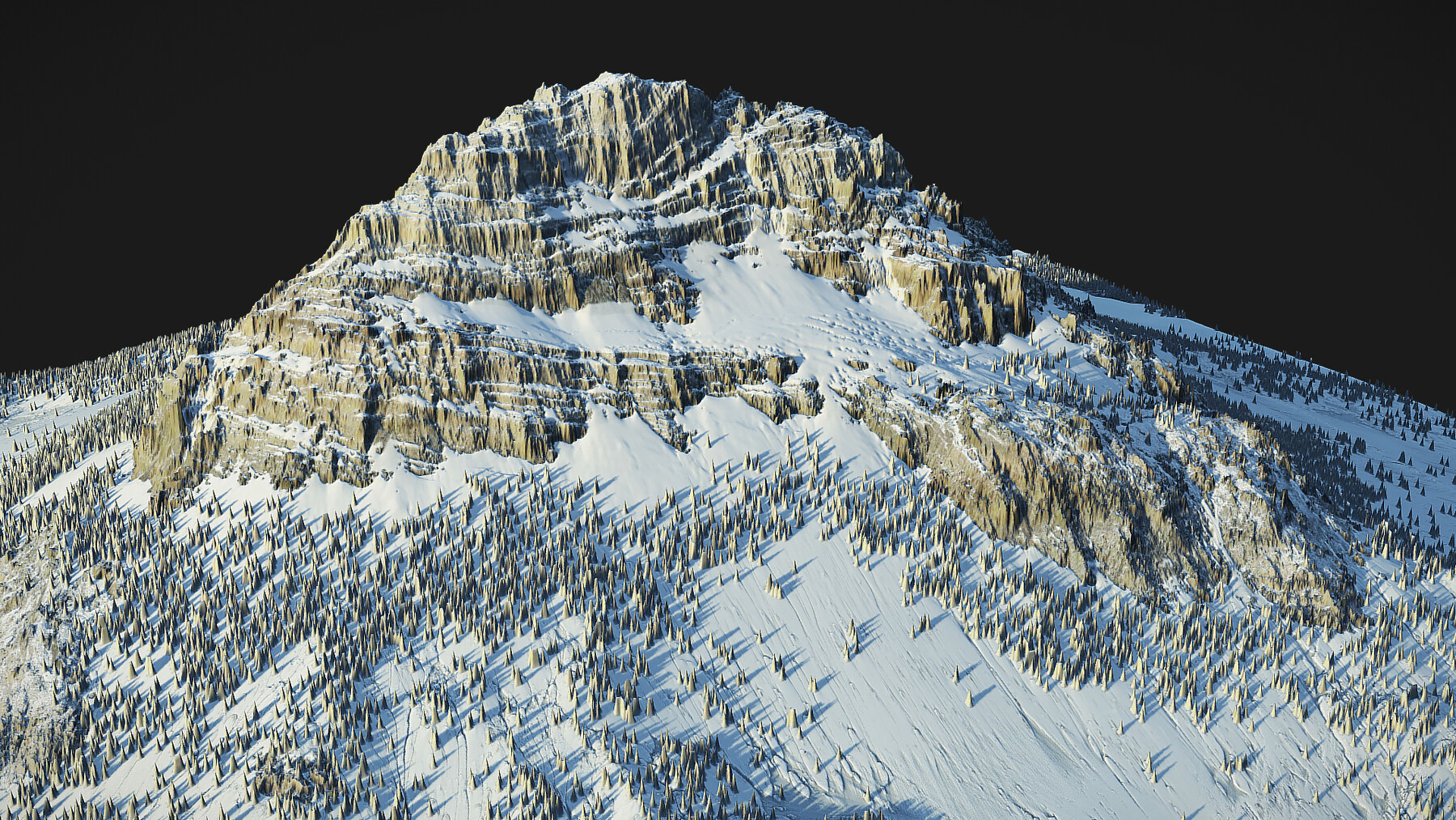 ArtStation - Winter Mountains | Game Assets