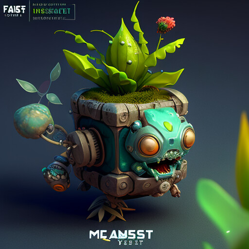 ArtStation - Stylized Alien Plant 430 png Midjourney art pack | Artworks