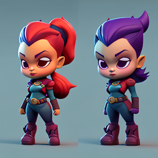 ArtStation - Stylized Arts Character 1060 png Midjourney art pack ...