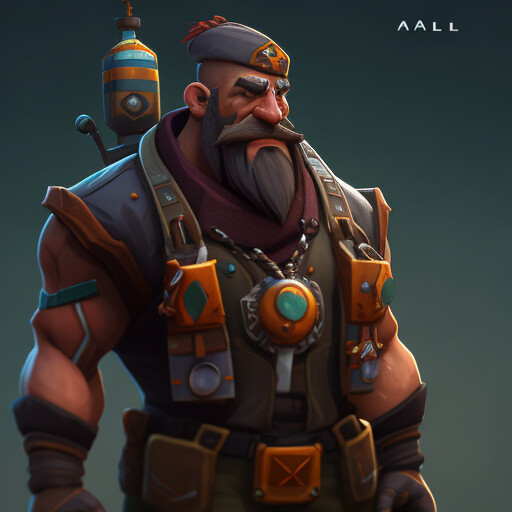 ArtStation - Stylized Character Design 420 png Midjourney art pack ...