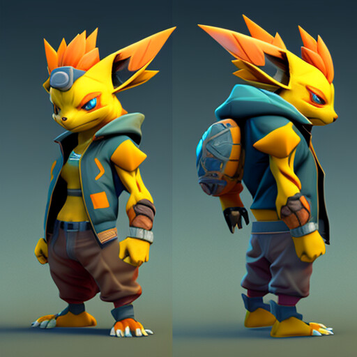 ArtStation - Stylized Concept Character Street GO 1740 png Midjourney ...