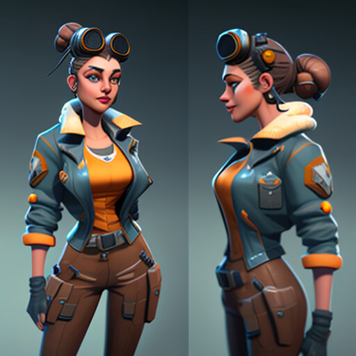 ArtStation - Stylized Character Design 420 png Midjourney art pack ...