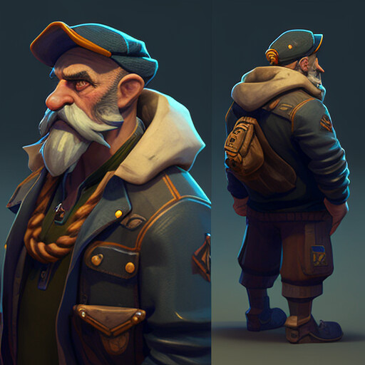 ArtStation - Stylized Character Design 420 png Midjourney art pack ...