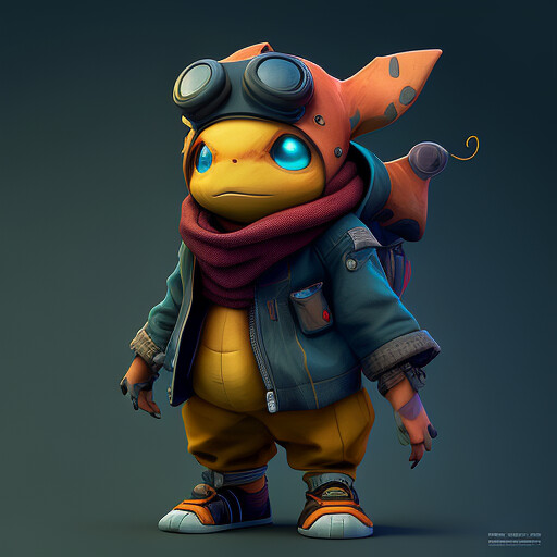 ArtStation - Stylized Concept Character Street GO 1740 png Midjourney ...