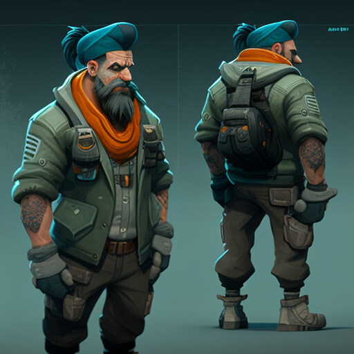 ArtStation - Stylized Character Design 420 png Midjourney art pack ...