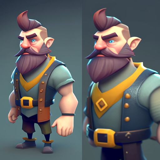 ArtStation - Stylized Arts Character 1060 png Midjourney art pack ...