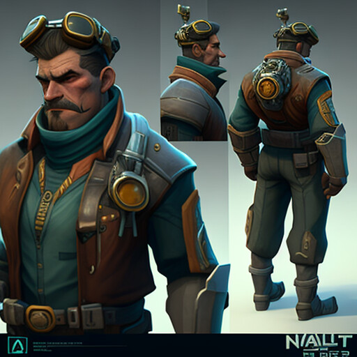 ArtStation - Stylized Character Design 420 png Midjourney art pack ...