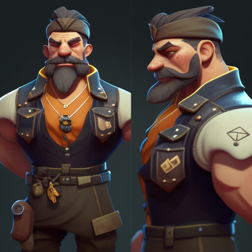 ArtStation - Stylized Character Design 420 png Midjourney art pack ...