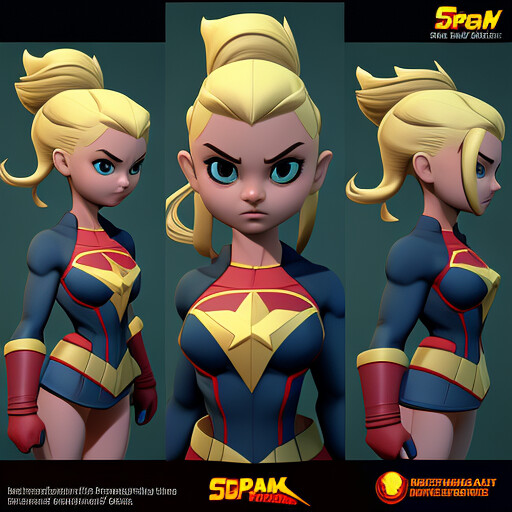 ArtStation - Stylized Game Character Concept 620 png Midjourney art ...