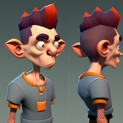 ArtStation - Stylized Game Character Concept 620 png Midjourney art ...