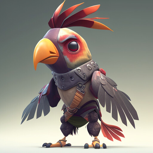 ArtStation - Stylized Game Character Concept 620 png Midjourney art ...