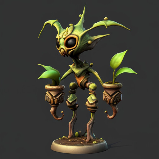 ArtStation - Stylized Alien Plant 430 png Midjourney art pack | Artworks